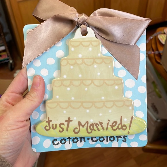 Coton Colors | Holiday | Retired Coton Colors Ceramic Ornament Just ...